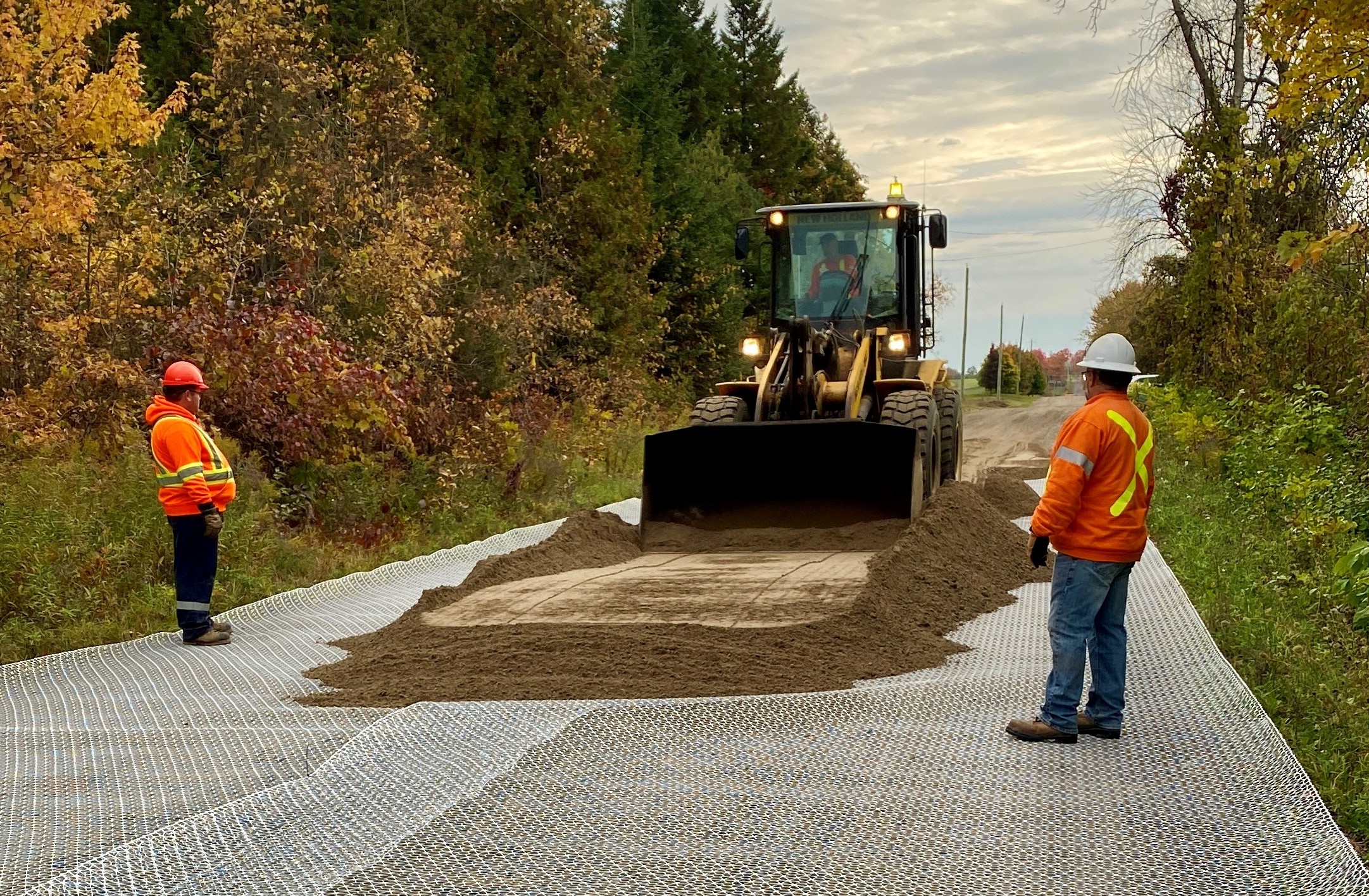 Reconstructing Roads After Frost Damage (Frost Boils) | Tensar