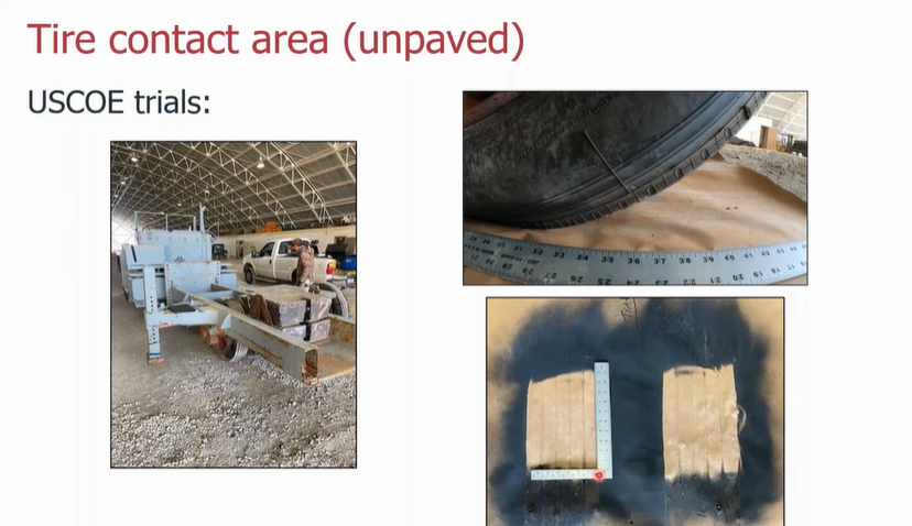 Improve Road Design by Examining Tire Contact Pressure Areas